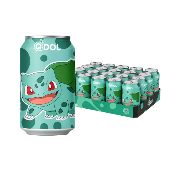 QDol Pokemon Grape Bulbasaur 24x 330ml - SuperEngros.no