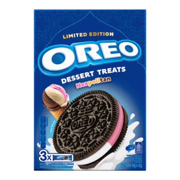 Oreo Dessert Treats Neapolitan Limited Edition 393g - SuperEngros.no